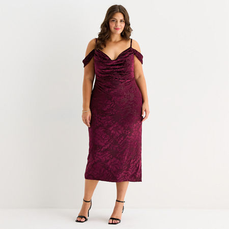 Click here for Premier Amour Womens Plus Short Sleeve Midi Sheath... prices