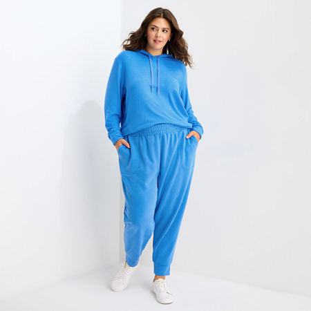 Click here for Stylus Womens Plus Cuffed Mid Rise Jogger Pant  3x... prices