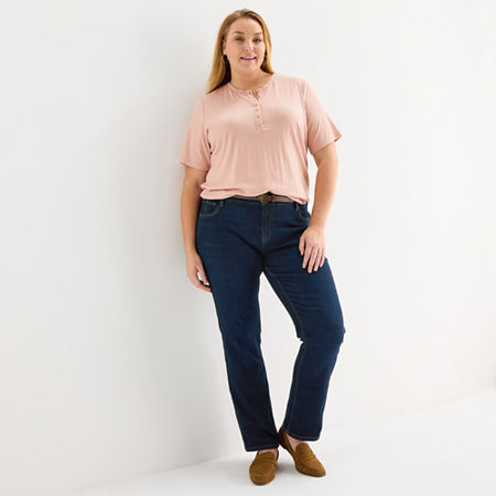 Click here for Liz Claiborne Sara Womens Skinny Fit Plus Jean  30... prices