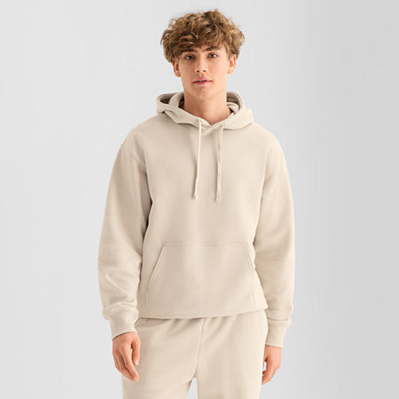 Click here for Arizona Mens Long Sleeve Hoodie  Medium  Beige prices