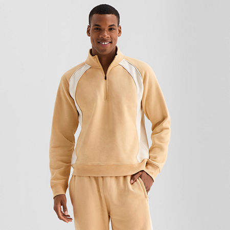 Click here for Xersion Mens Mock Neck Long Sleeve Active Quarter-... prices