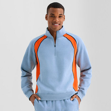 Click here for Xersion Mens Mock Neck Long Sleeve Active Quarter-... prices