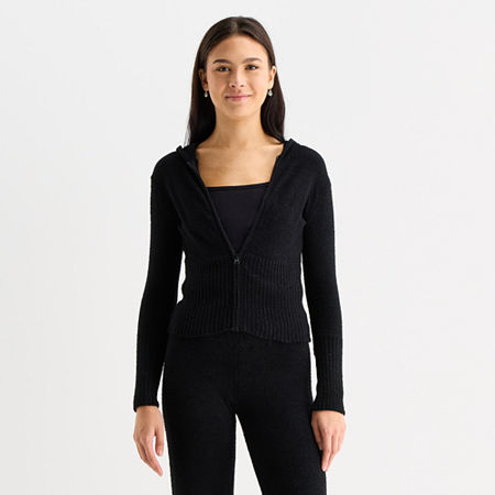 Click here for Forever 21 Womens Long Sleeve Hoodie  Medium  Blac... prices