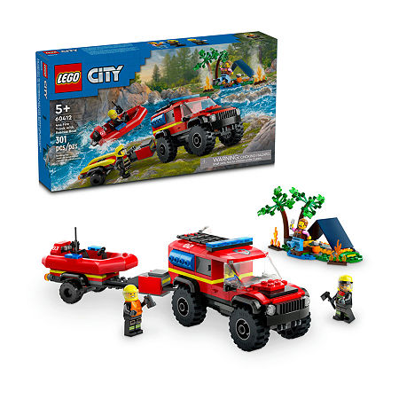 Click here for LEGO City 4x4 Fire Truck Building Blocks 301-pc.... prices