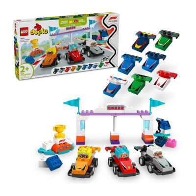 LEGO® DUPLO® F1 Team Race Car 10445 Building Blocks 70-pc., Color ...