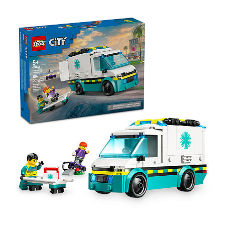 LEGO City Ambulance 60451 Building Blocks 184-pc.  One Size  Multiple Colors