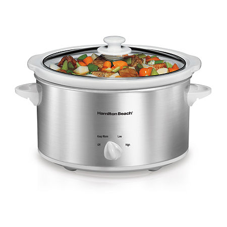 Click here for Hamilton Beach 4-Quart Slow Cooker  One Size  Silv... prices