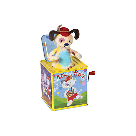 Click here for Schylling Polka Puppy Jack In Box Stuffed Animal... prices