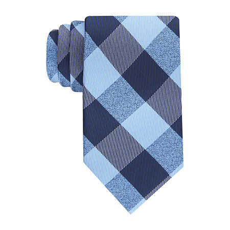 Click here for Stafford Plaid Tie  One Size  Blue prices