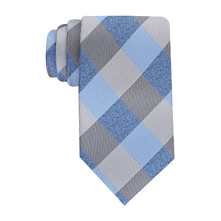 Click here for Stafford Plaid Tie  One Size  Blue prices