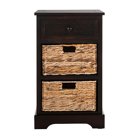 Click here for Carie 3-Drawer Storage End Table  One Size  Brown prices