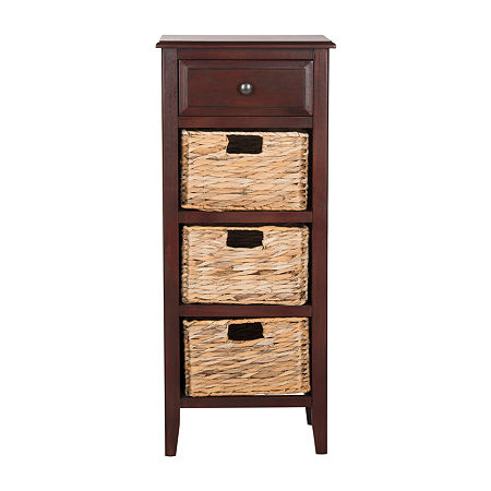 Click here for Michaela 1-Drawer Storage End Table  One Size  Bro... prices