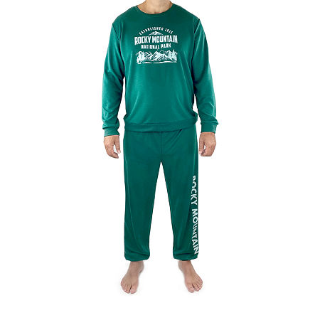 Click here for Mens Round Neck Long Sleeve 2-pc. Pajama Sets  Xx-... prices