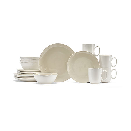 Baum Selmar Dinnerware 16 Piece Set  Service for 4 - Natural