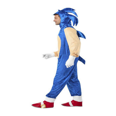 Mens Deluxe Sonic the Hedgehog 4-pc. Costume Set, Color: Blue - JCPenney
