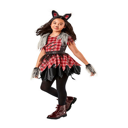 Click here for Little & Big Kid Girls Werewolf 4-pc. Costume  Lar... prices