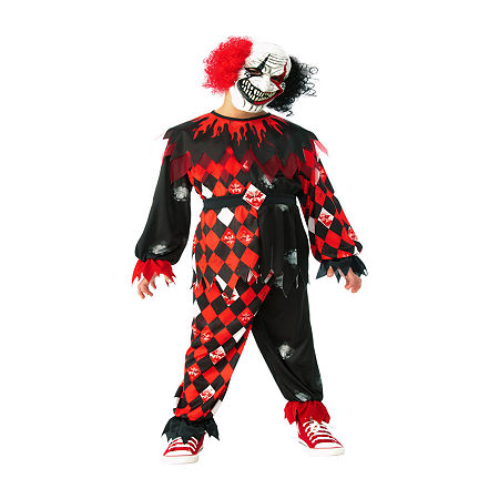 Click here for Little & Big Kid Boys Scary Creepy Clown 3-pc. Cos... prices