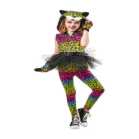 Click here for Little & Big Kid Girls Leopard 5-pc. Costume  Larg... prices