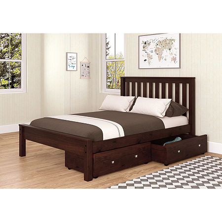 Click here for Contempo Mission Full Bed with Dual Underbed Drawe... prices
