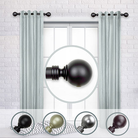Click here for Rod Desyne (Set Of 2) Globe Side 1 in Curtain Rod... prices