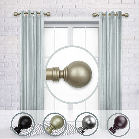 Click here for Rod Desyne (Set Of 2) Globe Side 1 in Curtain Rod... prices