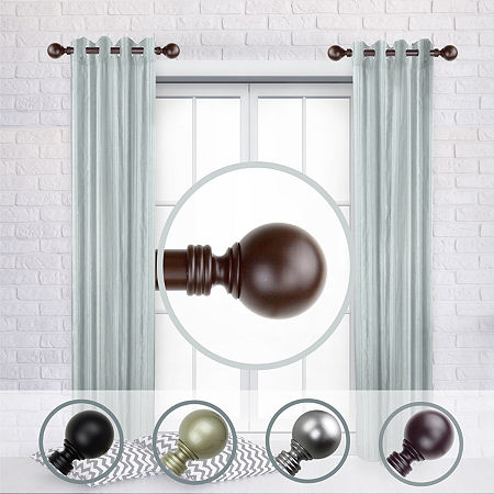 Click here for Rod Desyne (Set Of 2) Globe Side 1 in Curtain Rod... prices