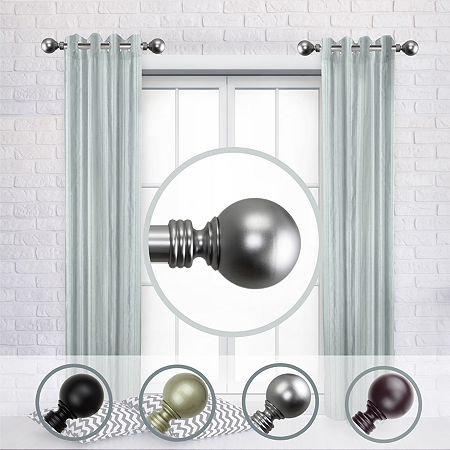 Click here for Rod Desyne (Set Of 2) Globe Side 1 in Curtain Rod... prices