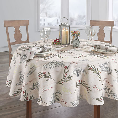 Click here for Elrene Holiday Tree Trimmings Tablecloth - 70 - Mu... prices