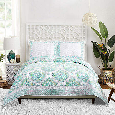 Click here for Dena Home Bohemian Breeze 3-pc. Reversible Quilt S... prices