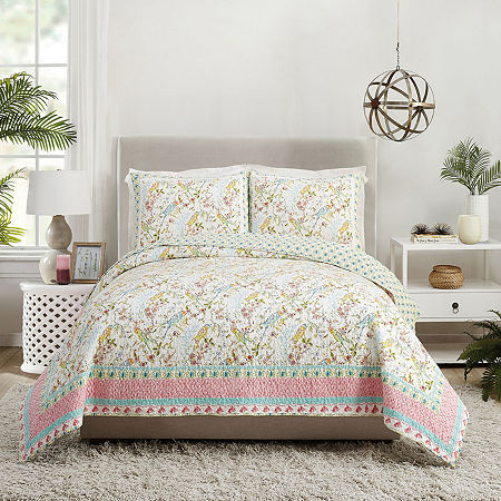 Click here for Dena Home Sonnet 3-pc. Reversible Quilt Set  One S... prices