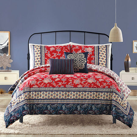 Click here for Indigo Bazaar Marbella 5-pc. Reversible Embroidere... prices
