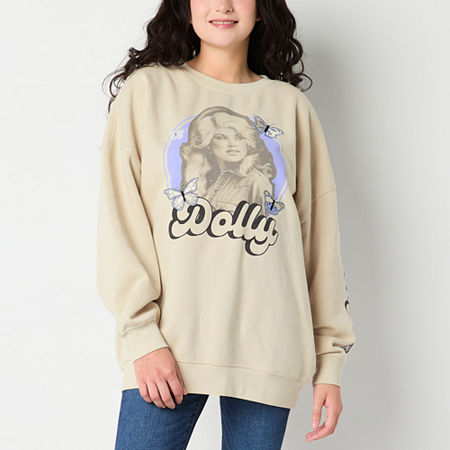 Click here for Womens Juniors Crew Neck Long Sleeve Embroidered S... prices