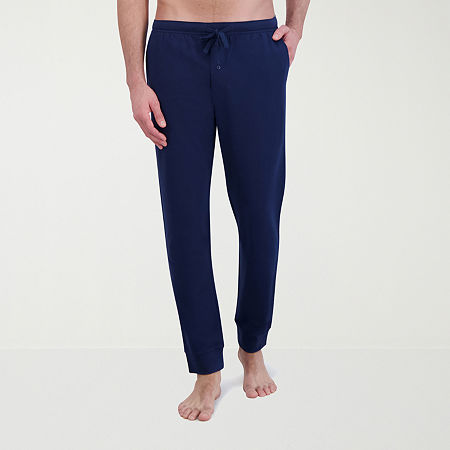 Hanes Mens French Terry Pajama Pants  Xx-large  Blue