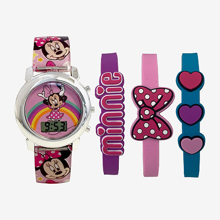 Click here for Disney Minnie Mouse Girls Multicolor 4-pc. Watch B... prices