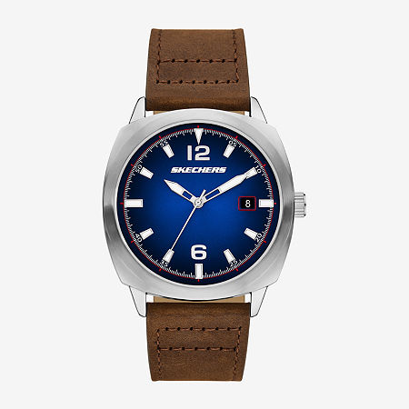 Click here for Skechers Mens Brown Leather Strap Watch Sr5273  On... prices