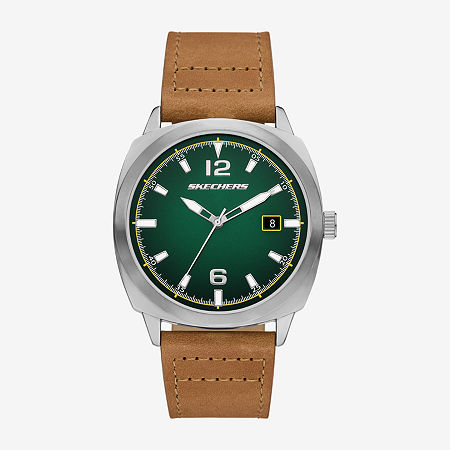 Click here for Skechers Mens Brown Leather Strap Watch Sr5274  On... prices