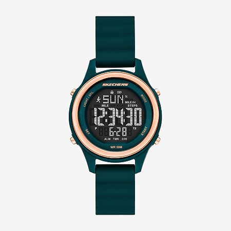 Click here for Skechers Womens Digital Green Strap Watch Sr6349... prices
