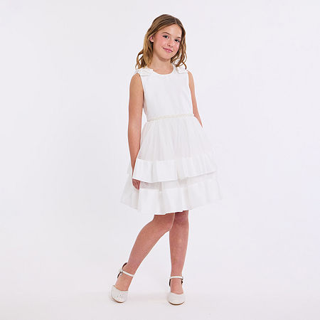 Click here for Bonnie Jean Little & Big Kid Girls Flower Girl Sle... prices