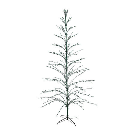 Click here for 9 Black Pre-Lit Artificial Cascade Twig Christmas... prices