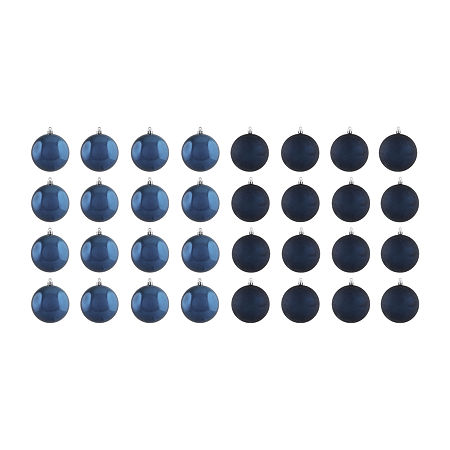 Click here for 32ct Sapphire Blue Shatterproof 2-Finish Christmas... prices