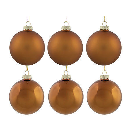 Click here for Northlight Glass 2-Finish Ball 6-pc. Christmas Orn... prices