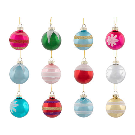 Click here for Northlight Multi Color Ball 12-pc. Christmas Ornam... prices