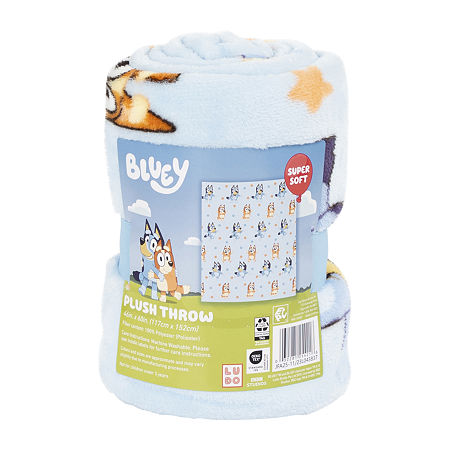 Click here for Bluey Throw  One Size  Blue prices