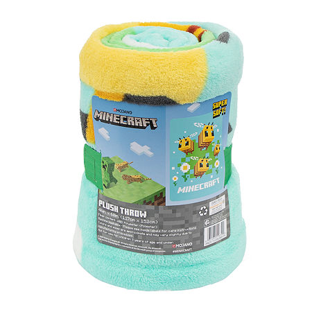 Click here for Minecraft Throw  One Size  Green prices