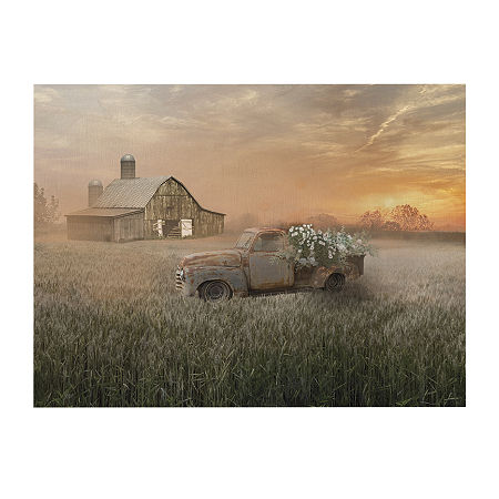 Click here for Courtside Market Sunset Farm 20x24 Canvas Canvas A... prices