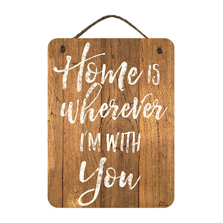 Click here for Courtside Market Home 12x16 Artboard With Twine Wo... prices