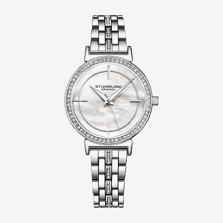 Click here for Stuhrling Womens Silver Tone Stainless Steel Brace... prices