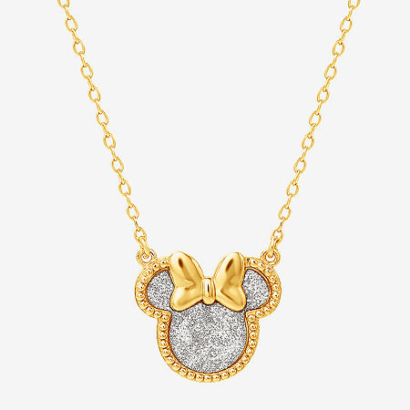 Click here for Girls 14K Gold Over Silver 15 Inch Pendant Necklac... prices