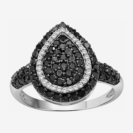 Click here for Womens 1 CT. T.W. Natural Black Diamond Sterling S... prices