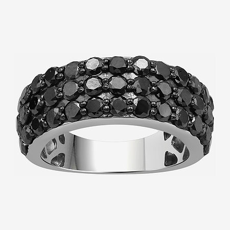 Click here for Womens 3 CT. T.W. Natural Black Diamond Sterling S... prices